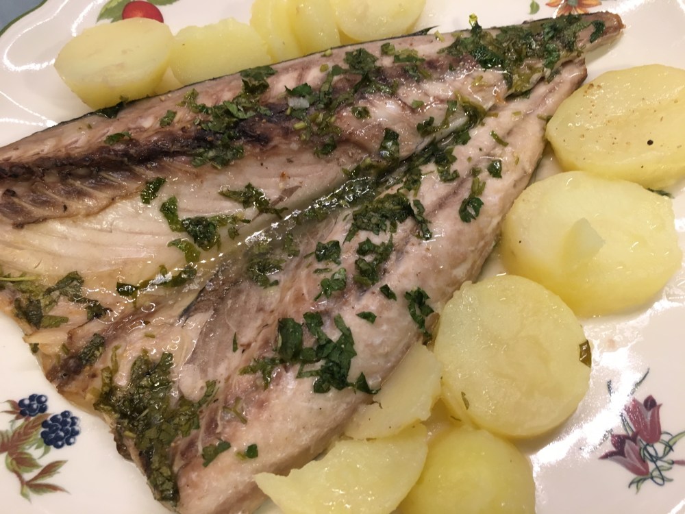 Verdel al horno con patatas y limón – Principiantes entre fogones